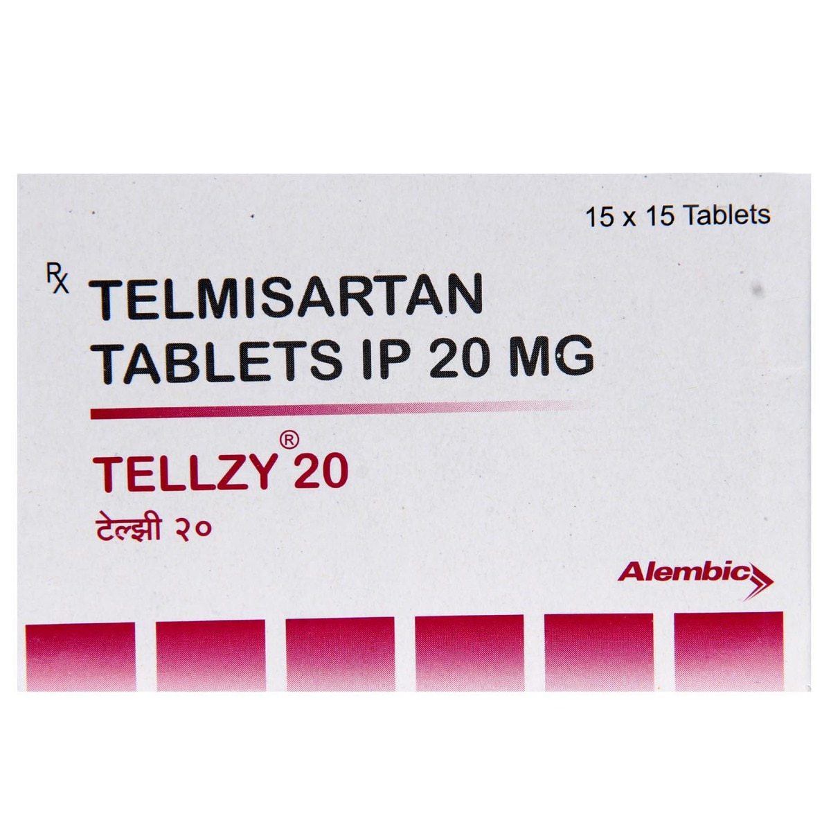 Telma 20 Tablet 15's Price, Uses, Side Effects, Composition - Apollo ...