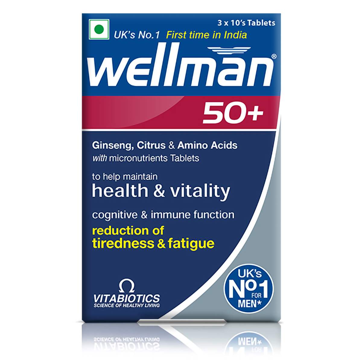 Wellman 50+ Health Supplement for Men Tablets | Uses, Side Effects ...