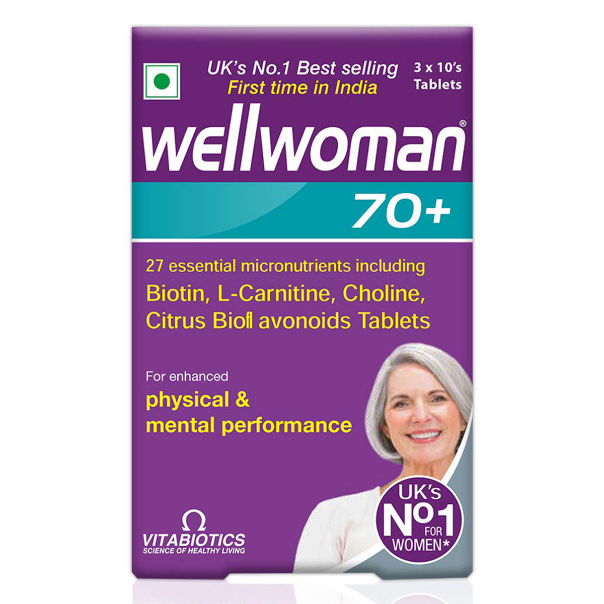 Buy Wellwoman 70+ Tablet 10's | 19 Minutes Delivery | Apollo Pharmacy