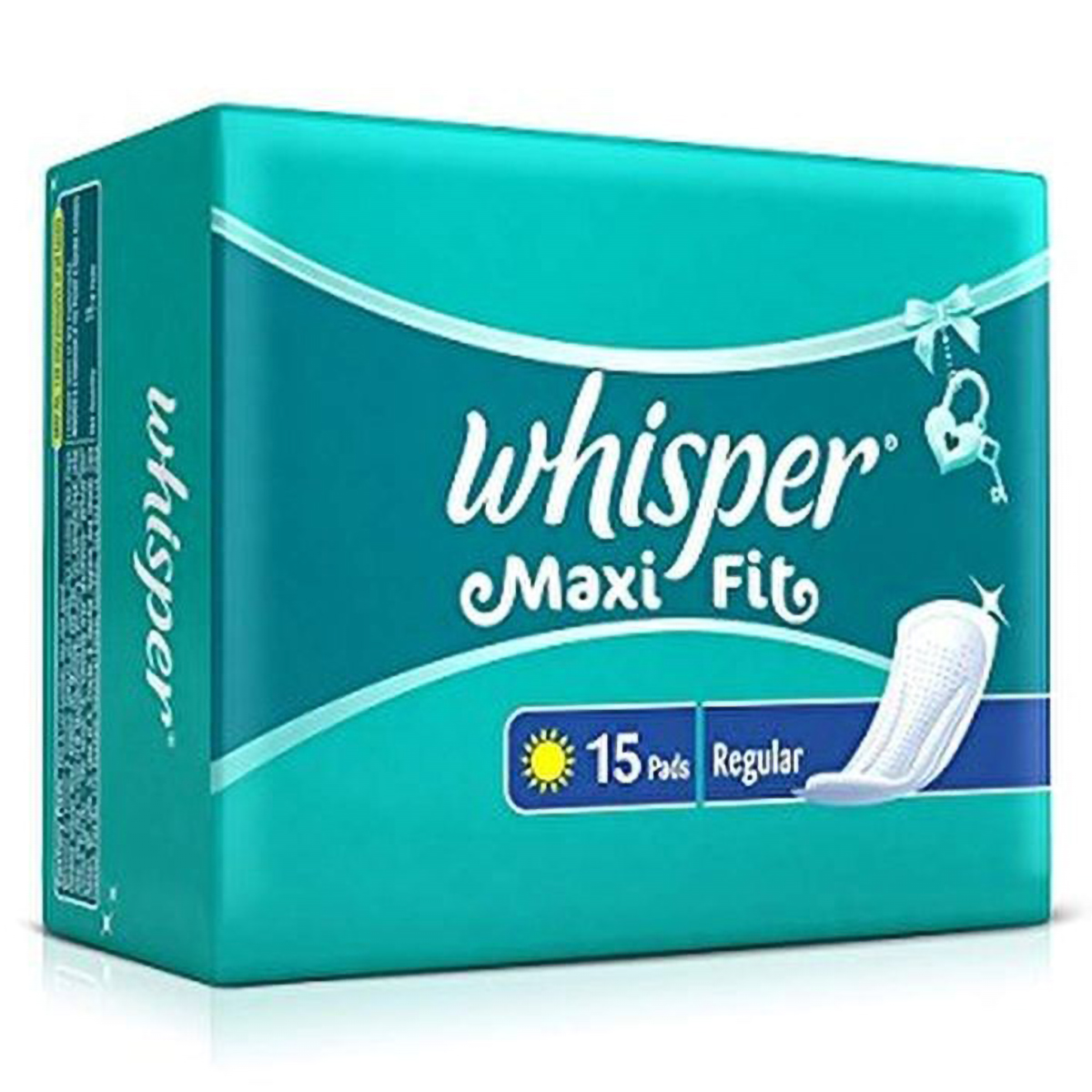 Buy Whisper Maxi Fit Sanitary Pads Regular, 15 Count | 19 Minutes ...