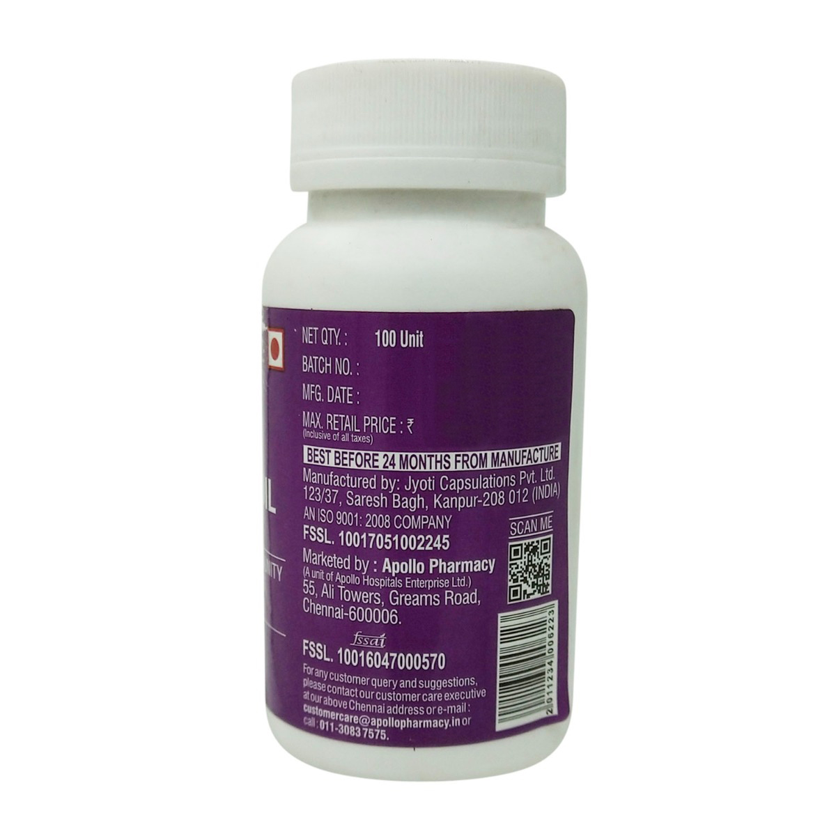 Apollo Life Cod Liver Oil 300 mg, 100 Capsules Price, Uses, Side ...