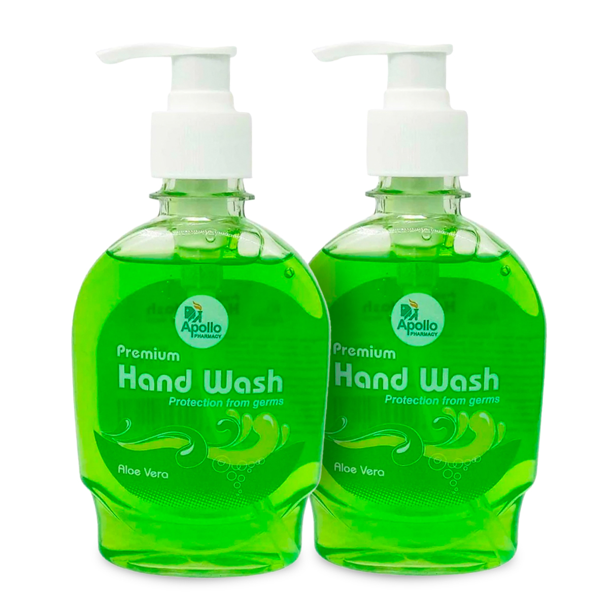 Buy Apollo Pharmacy Premium Aloe Vera Handwash, 500 ml (2x250 ml) | 19 ...