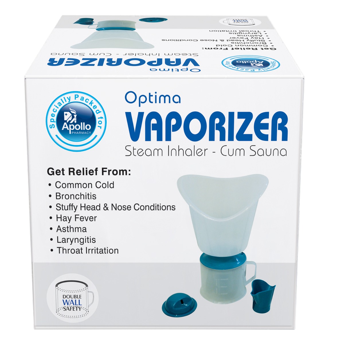 Apollo Pharmacy Vaporizer Steam Inhaler, 1 Count Price, Uses, Side ...