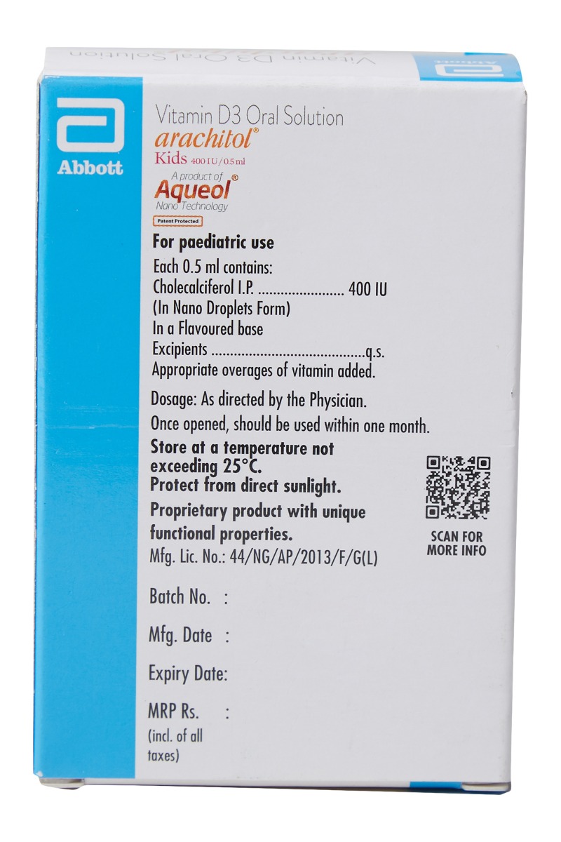 Arachitol Nano Pediatric Drops 15 ml Price, Uses, Side Effects ...