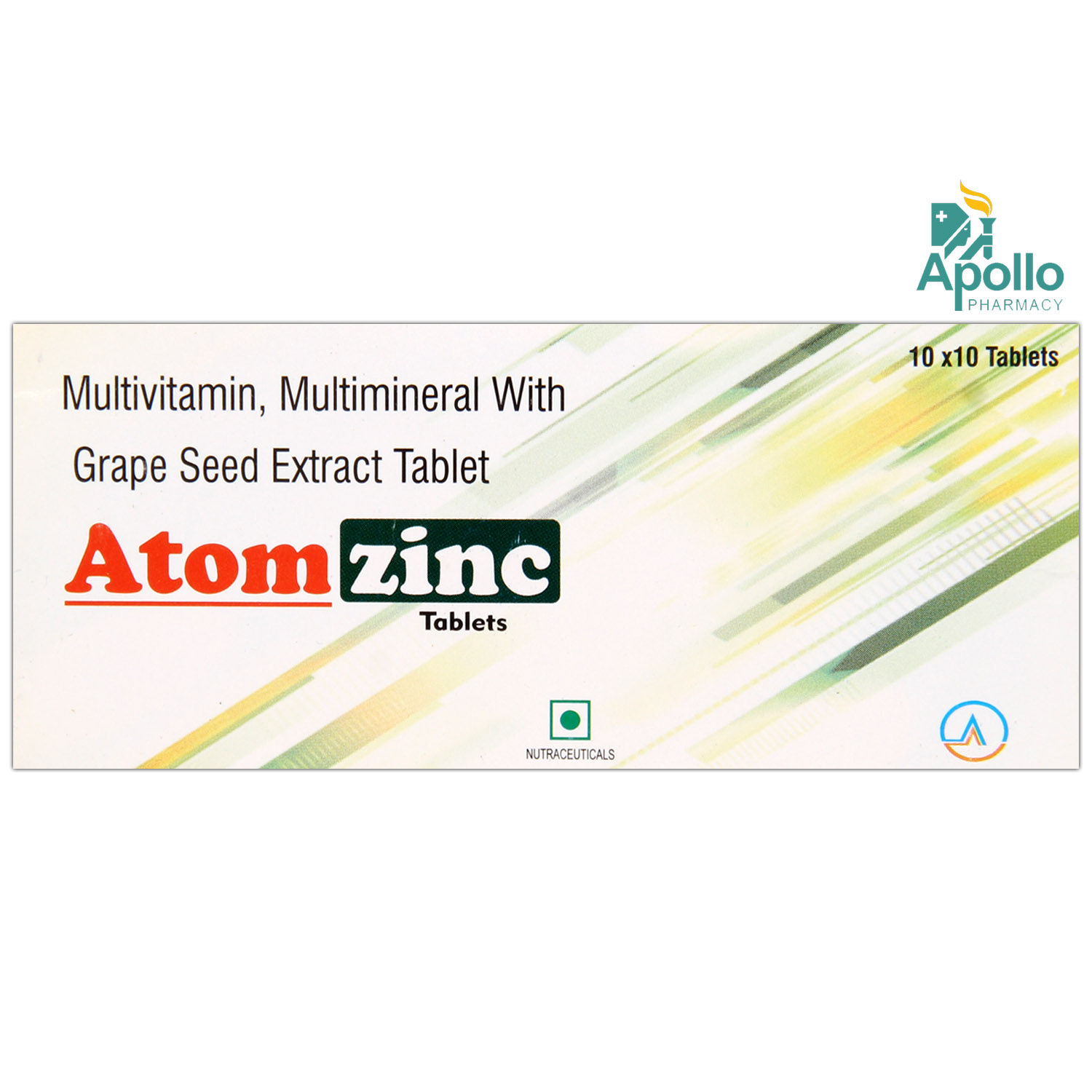 Buy Atom Zinc Tablet | 19 Minutes Delivery | Apollo Pharmacy