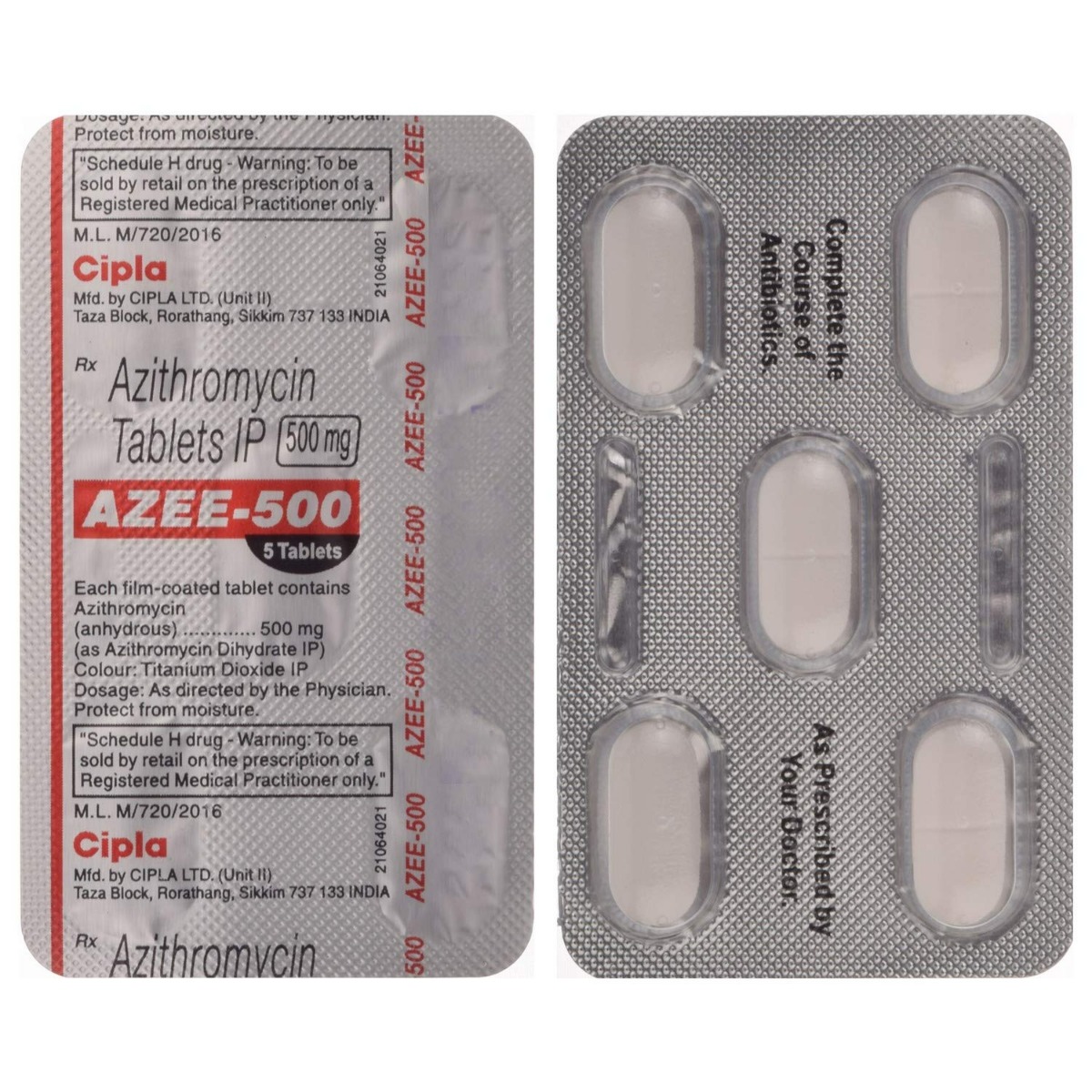 Azax-500 Tablet 3's Price, Uses, Side Effects, Composition - Apollo ...