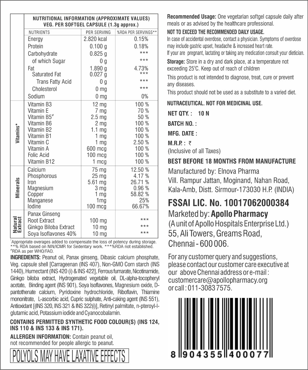 Apollo Pharmacy Multivitamin for Women, 10 Capsules Price, Uses, Side ...