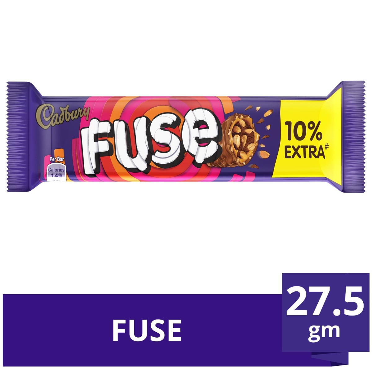 Cadbury Fuse Chocolate Bar, 27.5 gm Price, Uses, Side Effects ...