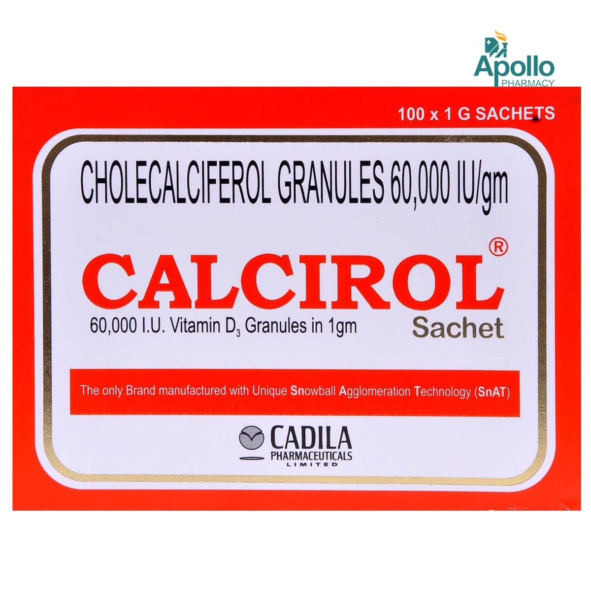 Calcirol Sachet 1 gm Price, Uses, Side Effects, Composition - Apollo ...