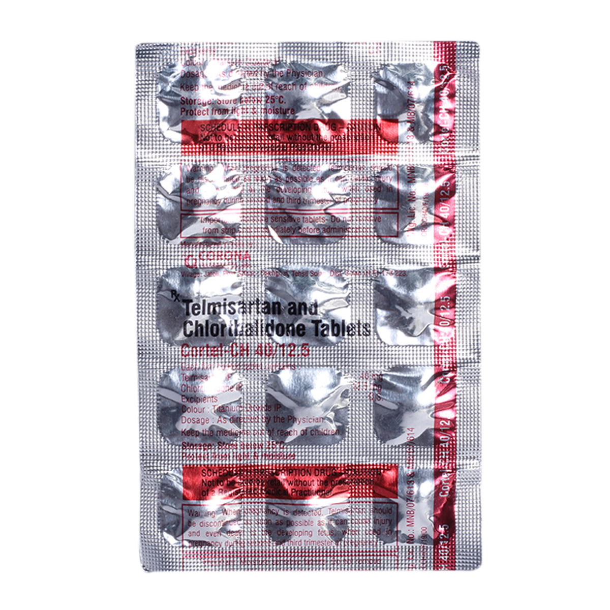 Cortel-Ch 40mg Tablet 15's Price, Uses, Side Effects, Composition ...