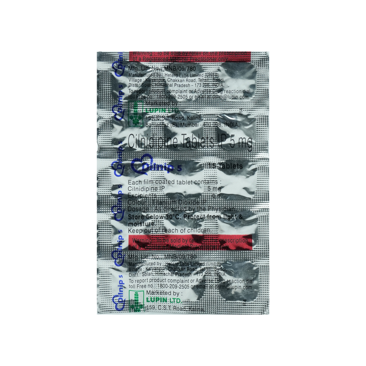 Dilnip 5 mg Tablet 15's Price, Uses, Side Effects, Composition - Apollo ...