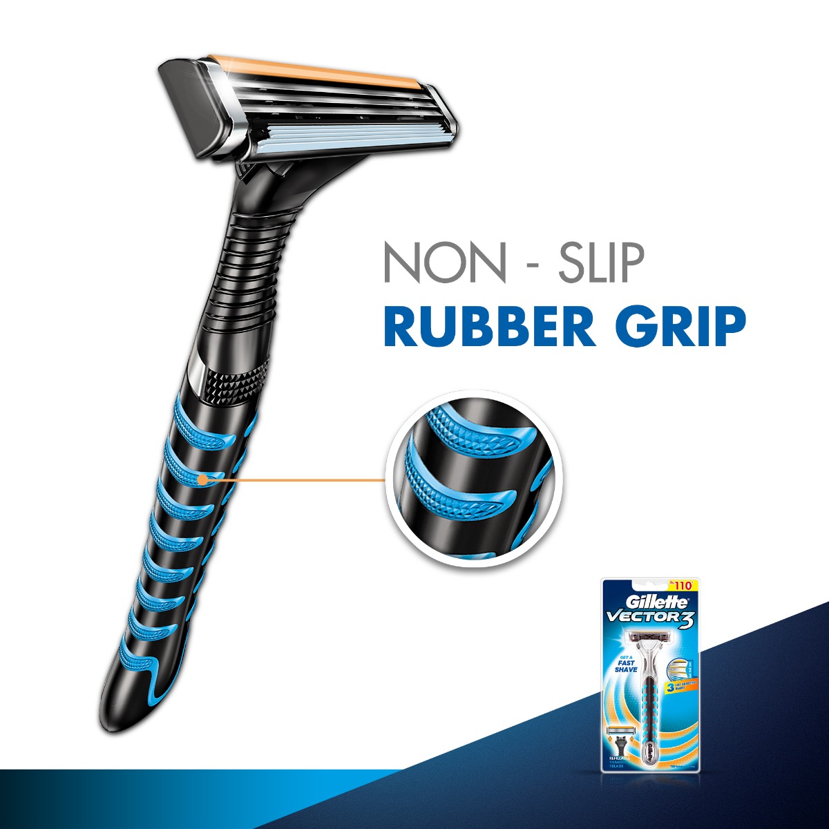 Gillette Vector 3 Razor, 1 Count Price, Uses, Side Effects, Composition ...