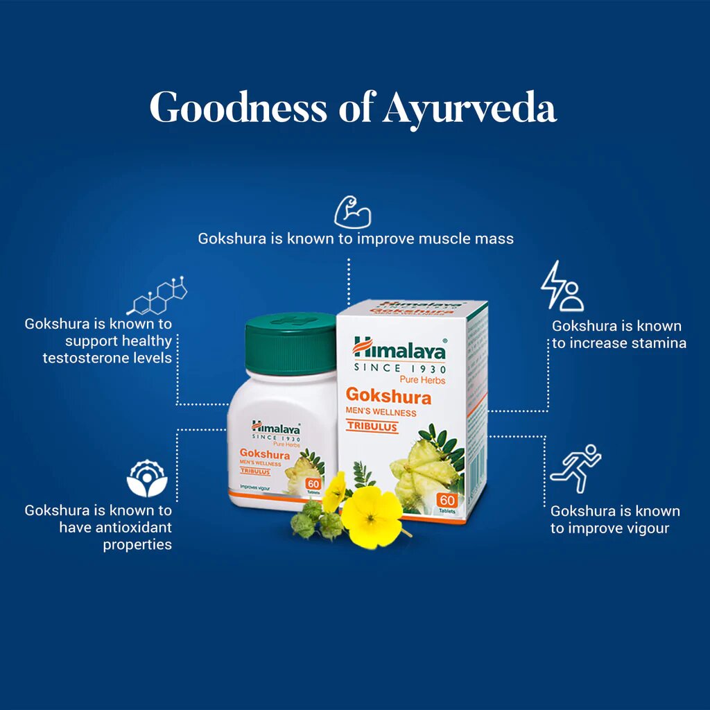 Himalaya Gokshura Mens Wellness 60 Tablets Price Uses Side Effects