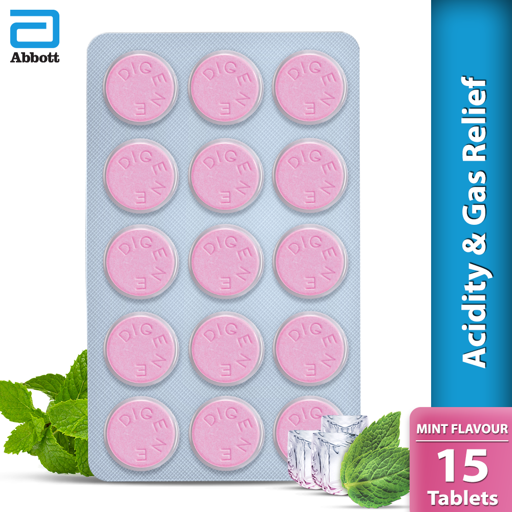 Digene Mint Tablet 15's Price, Uses, Side Effects, Composition - Apollo ...