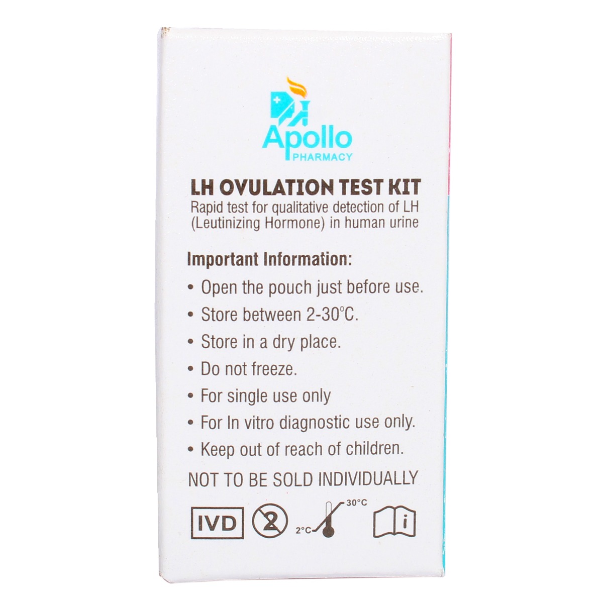 Apollo Pharmacy LH Ovulation 5 Day Test Kit, 1 Kit Price, Uses, Side ...