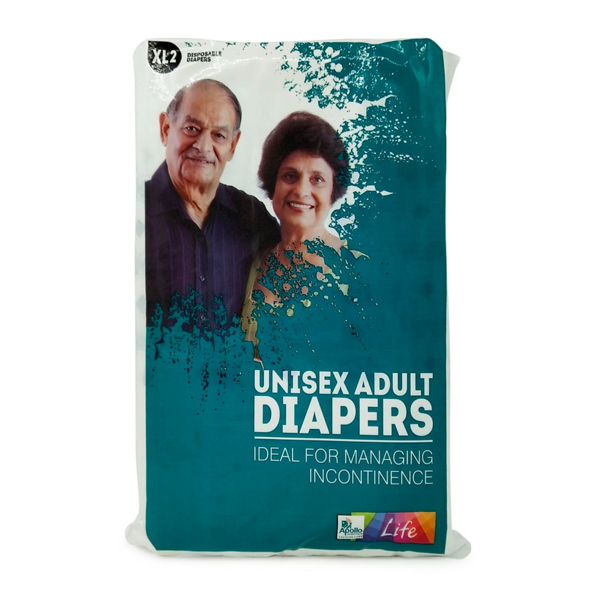 Apollo Life Unisex Adult Diapers XL, 2 Count Price, Uses, Side Effects ...