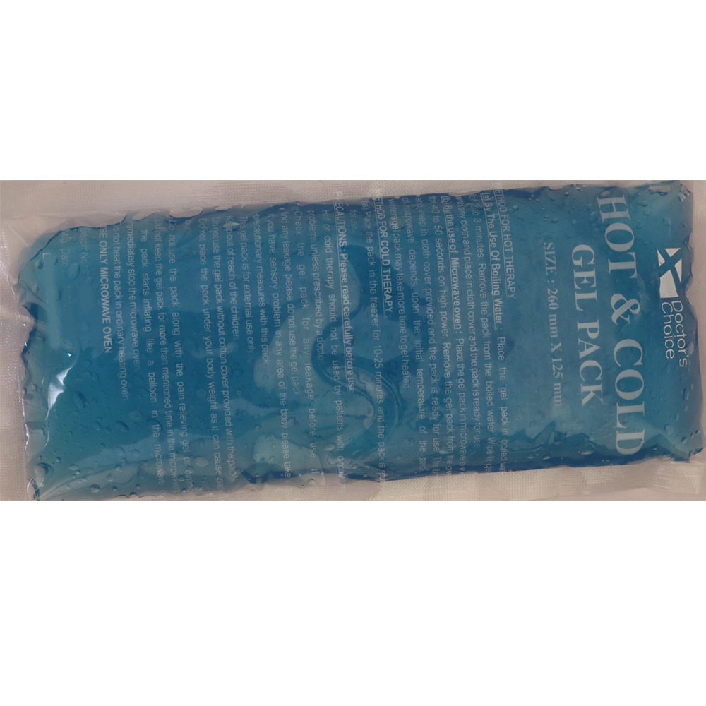 Doctor's Choice Hot & Cold Multi-Purpose Reusable Gel Pack Large, 1 ...