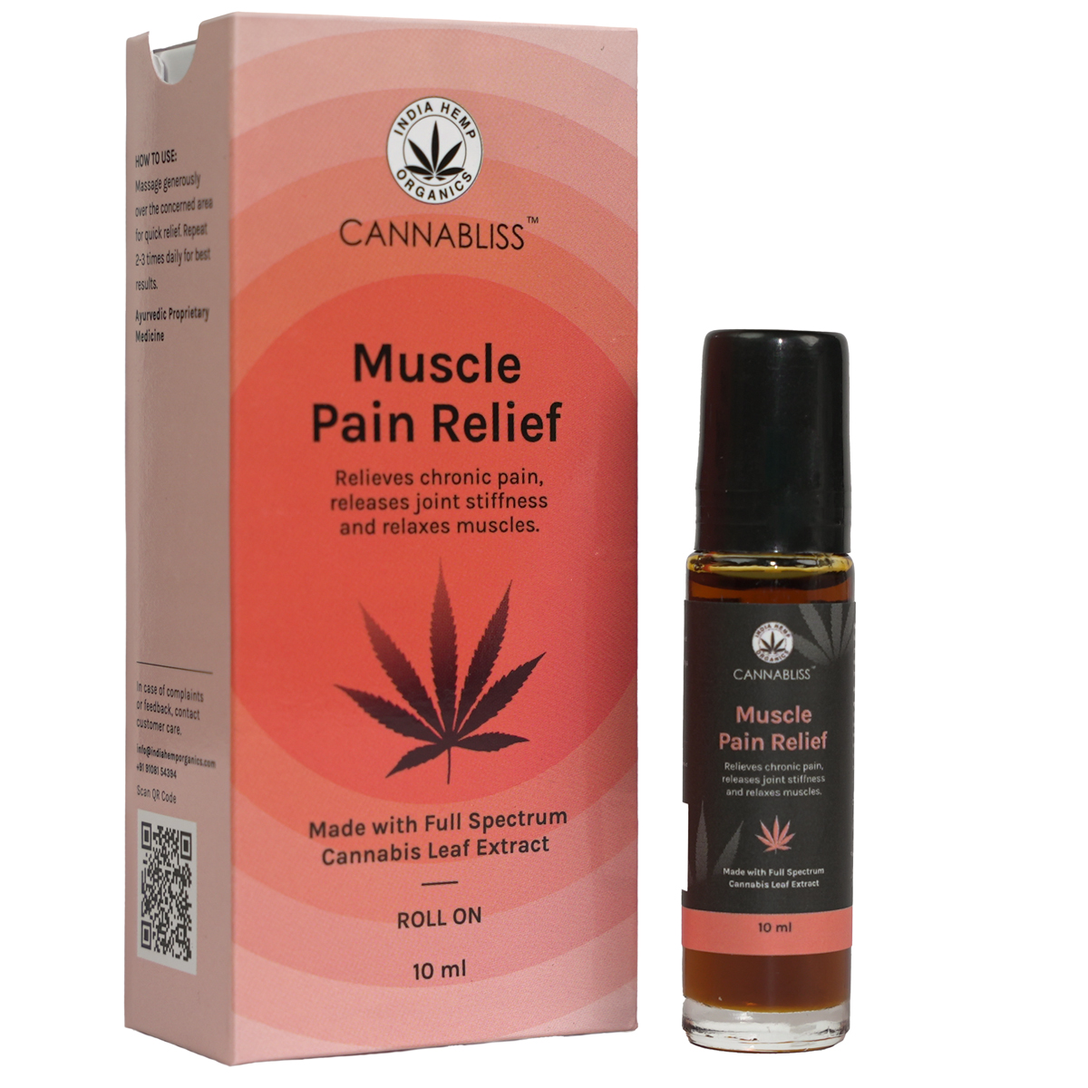 Cannabliss Muscle Pain Relief Oil, 10 ml | Uses, Benefits, Price ...