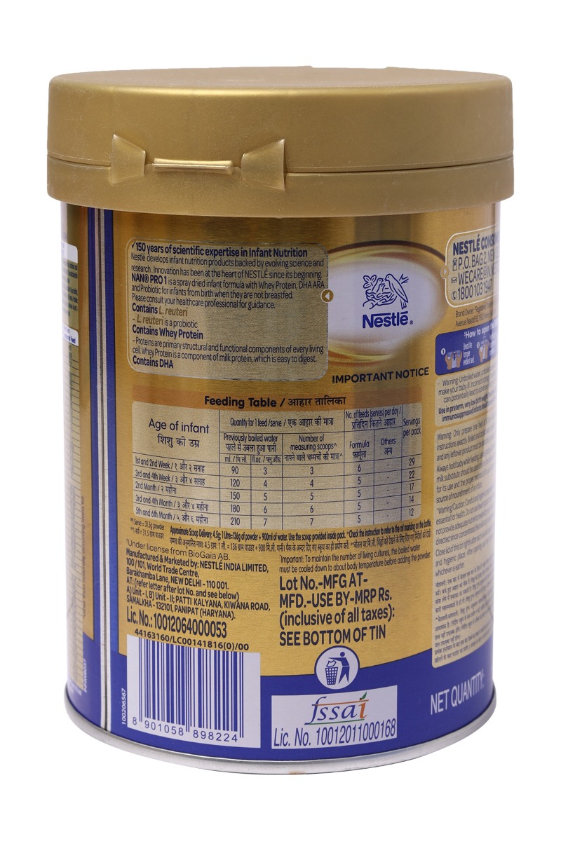 Nestle Nan Pro Infant Formula Stage 1 (Up to 6 months) Powder with ...