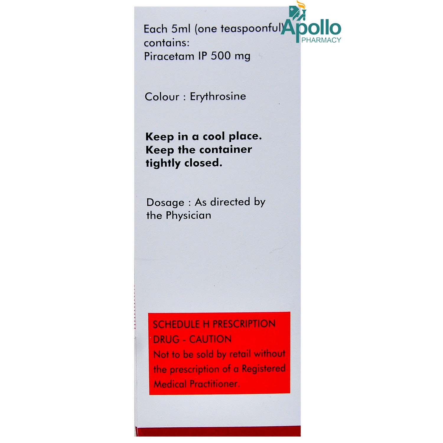 Neurocetam Syrup 100 ml Price, Uses, Side Effects, Composition - Apollo ...