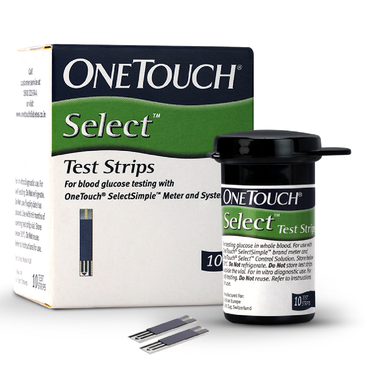 OneTouch Select Test Strips, 10 Count Price, Uses, Side Effects ...