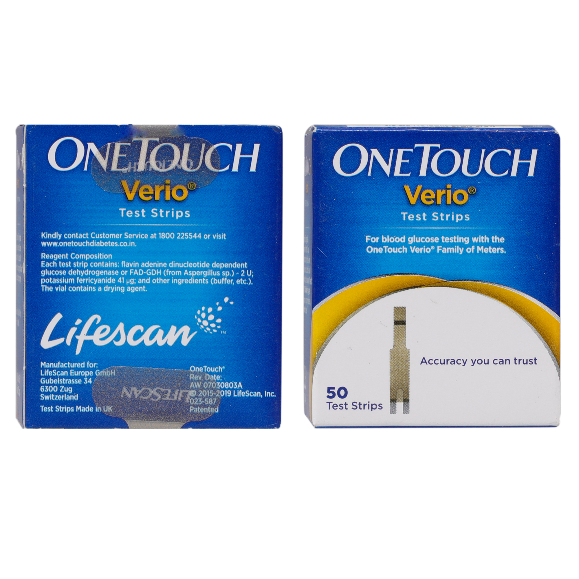 OneTouch Verio Test Strips, 50 Count Price, Uses, Side Effects ...
