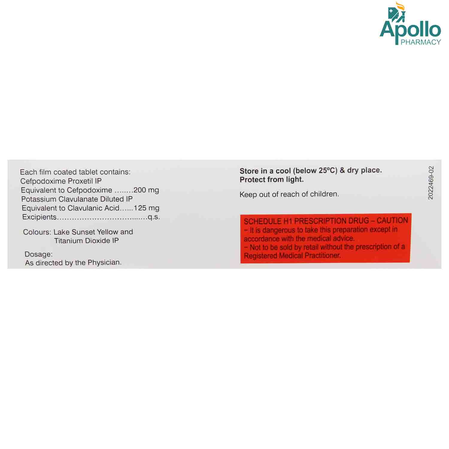 Opox-CV 200 Tablet 10's Price, Uses, Side Effects, Composition - Apollo ...