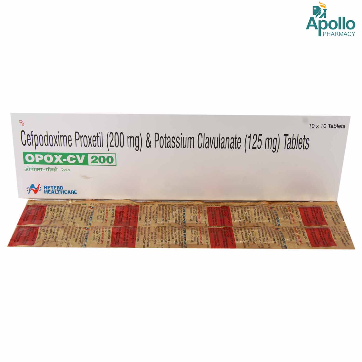 Opox-CV 200 Tablet 10's Price, Uses, Side Effects, Composition - Apollo ...