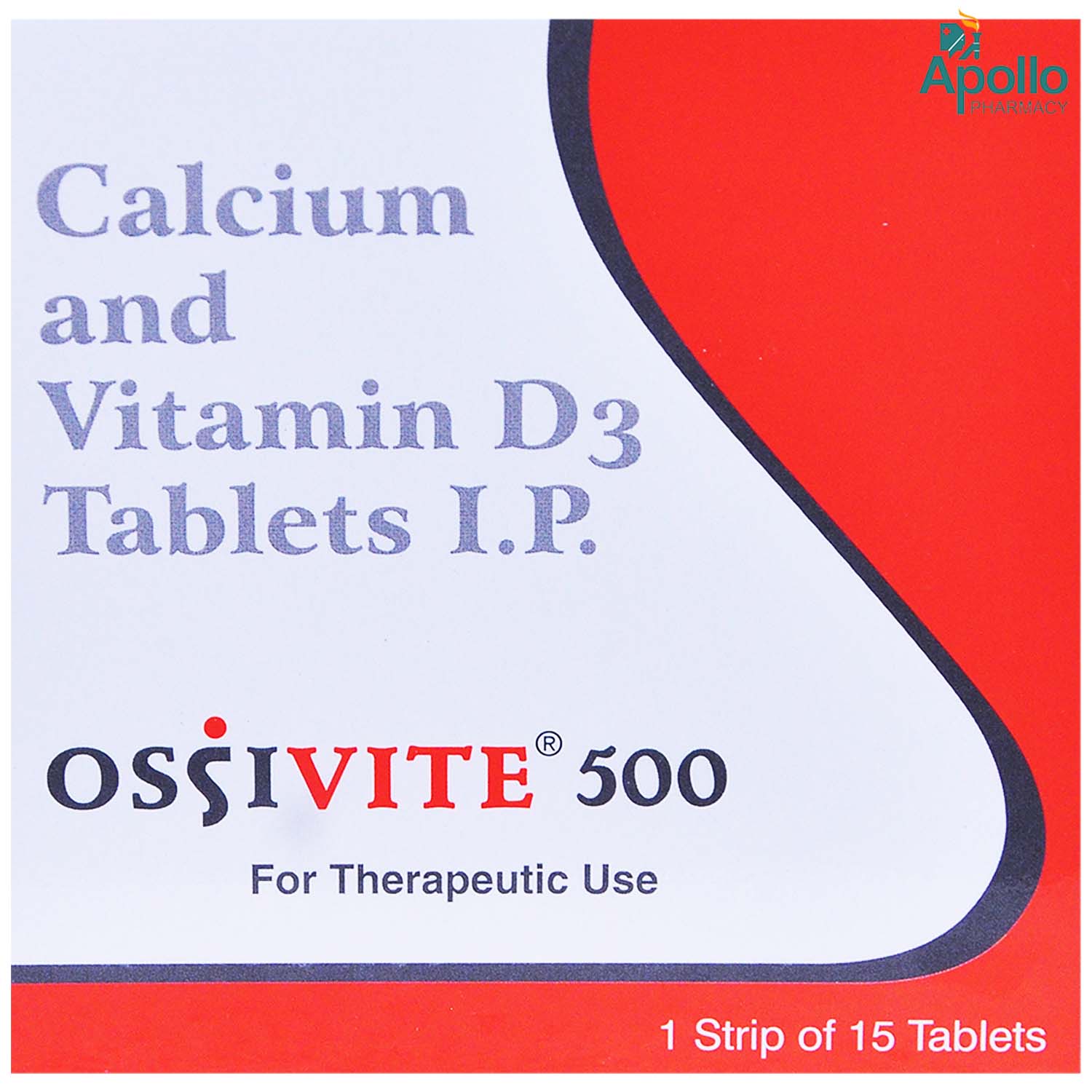 Buy OSSIVITE 500MG TABLET - Apollo Pharmacy.
