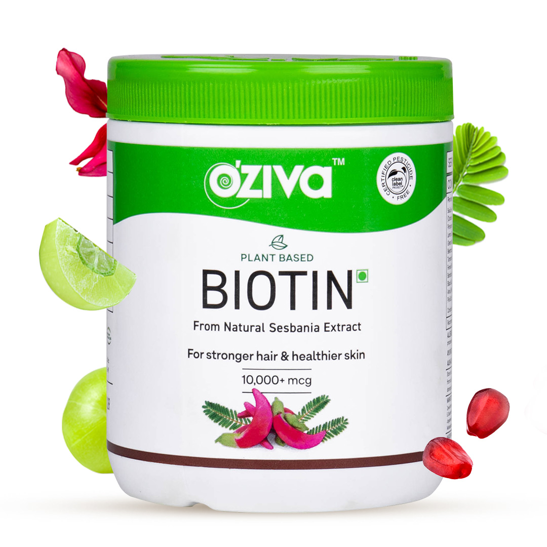 Buy OZiva Plant Based Biotin Powder, 125 gm | 19 Minutes Delivery ...