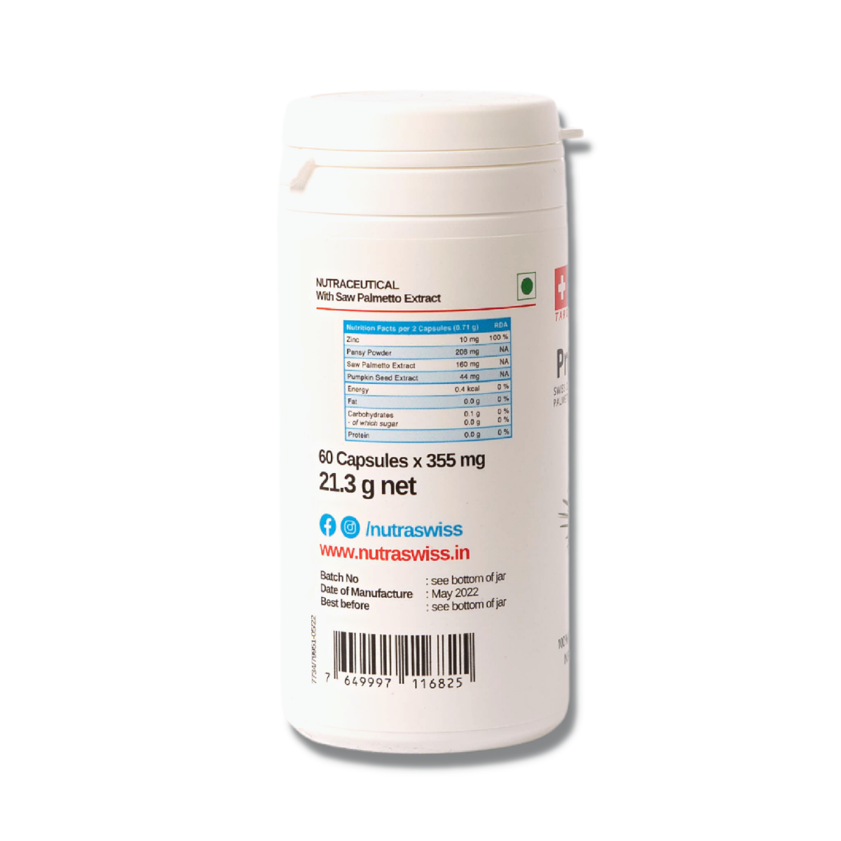 Nutraswiss ProstaMax, 60 Capsules Price, Uses, Side Effects ...