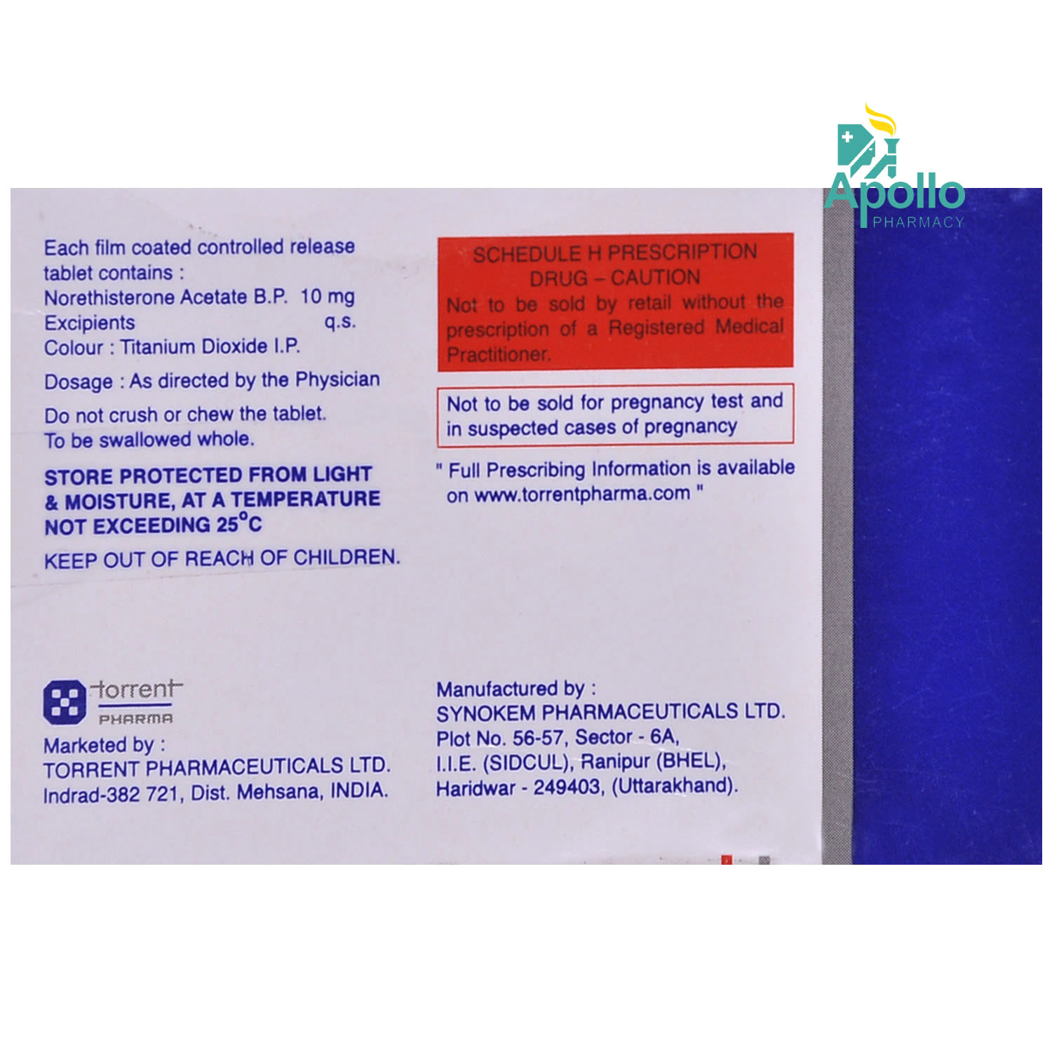 Regestrone CR 10 mg Tablet 10's Price, Uses, Side Effects, Composition ...
