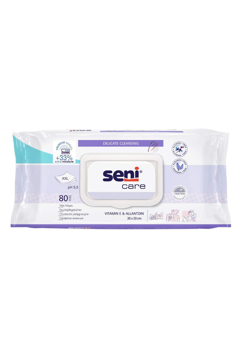 Seni Care Cleansing Wet Wipes, 80 Count Price, Uses, Side Effects ...