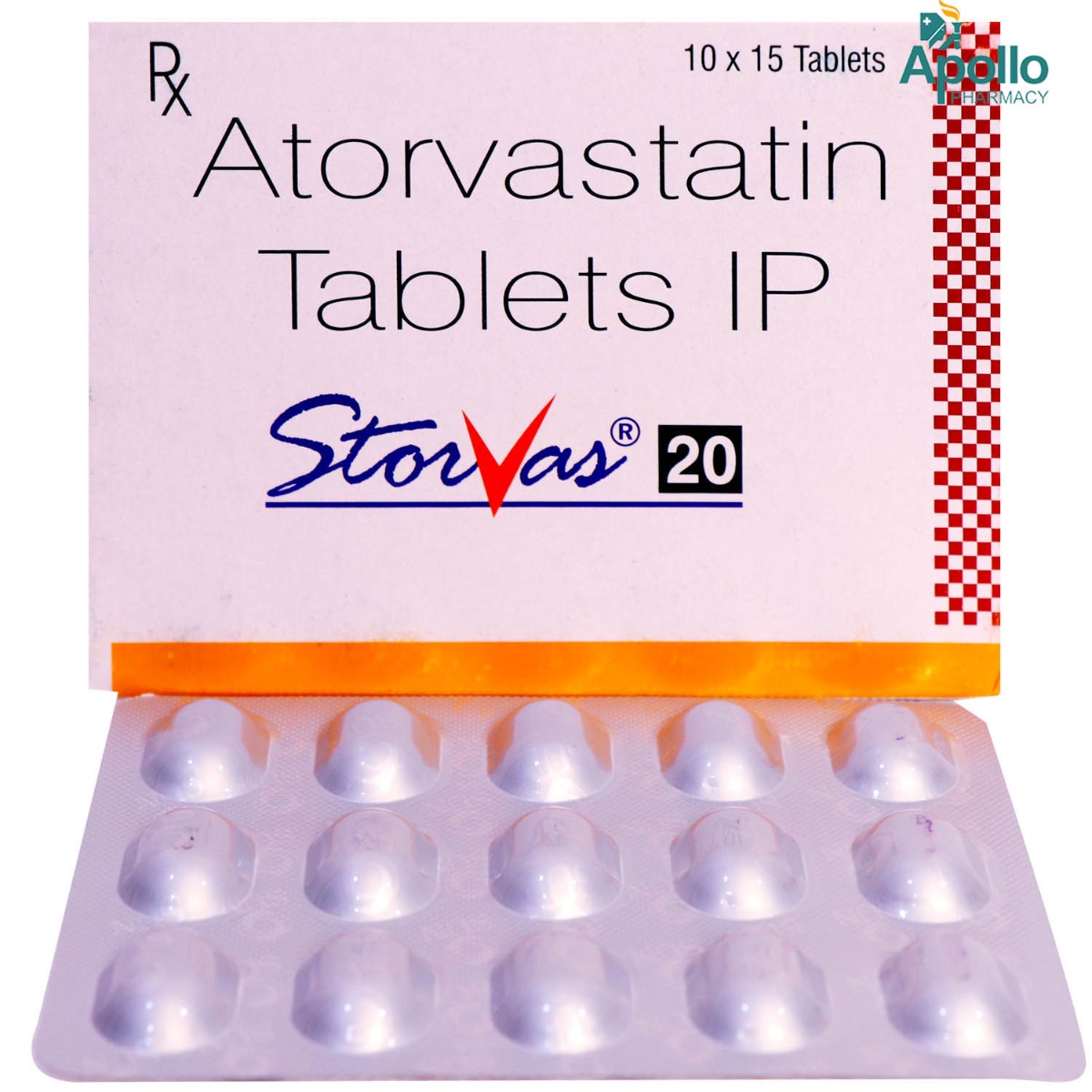 Storvas 20 Tablet 15's Price, Uses, Side Effects, Composition - Apollo ...
