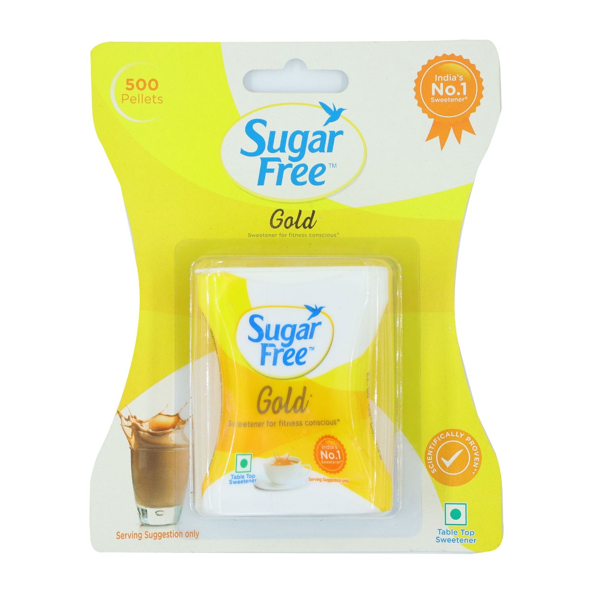 Sugar Free Gold Low Calorie Sweetener, 500 Pellets Price, Uses, Side ...