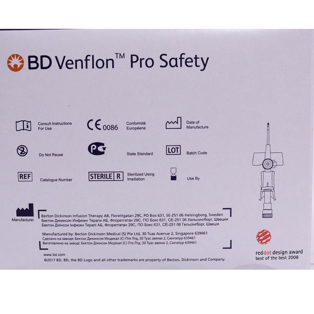 Venflon Pro Safety 18G Price, Uses, Side Effects, Composition - Apollo ...