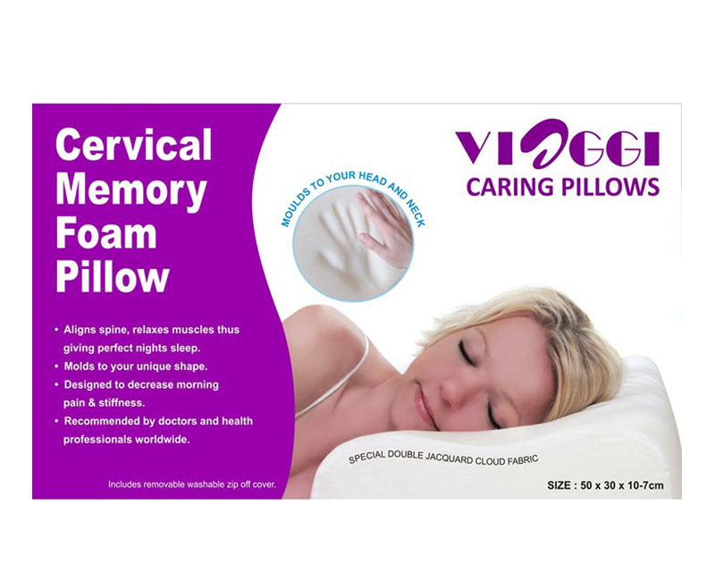 Buy Viaggi Pillow Cervical Memory Foam Pillow | 19 Minutes Delivery ...