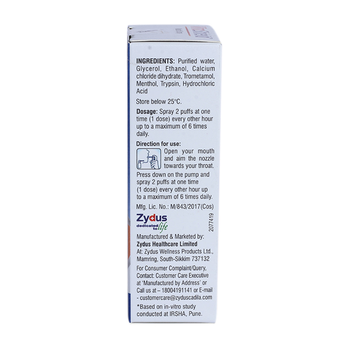 Viroshield Mouth Spray, 30 ml Price, Uses, Side Effects, Composition ...