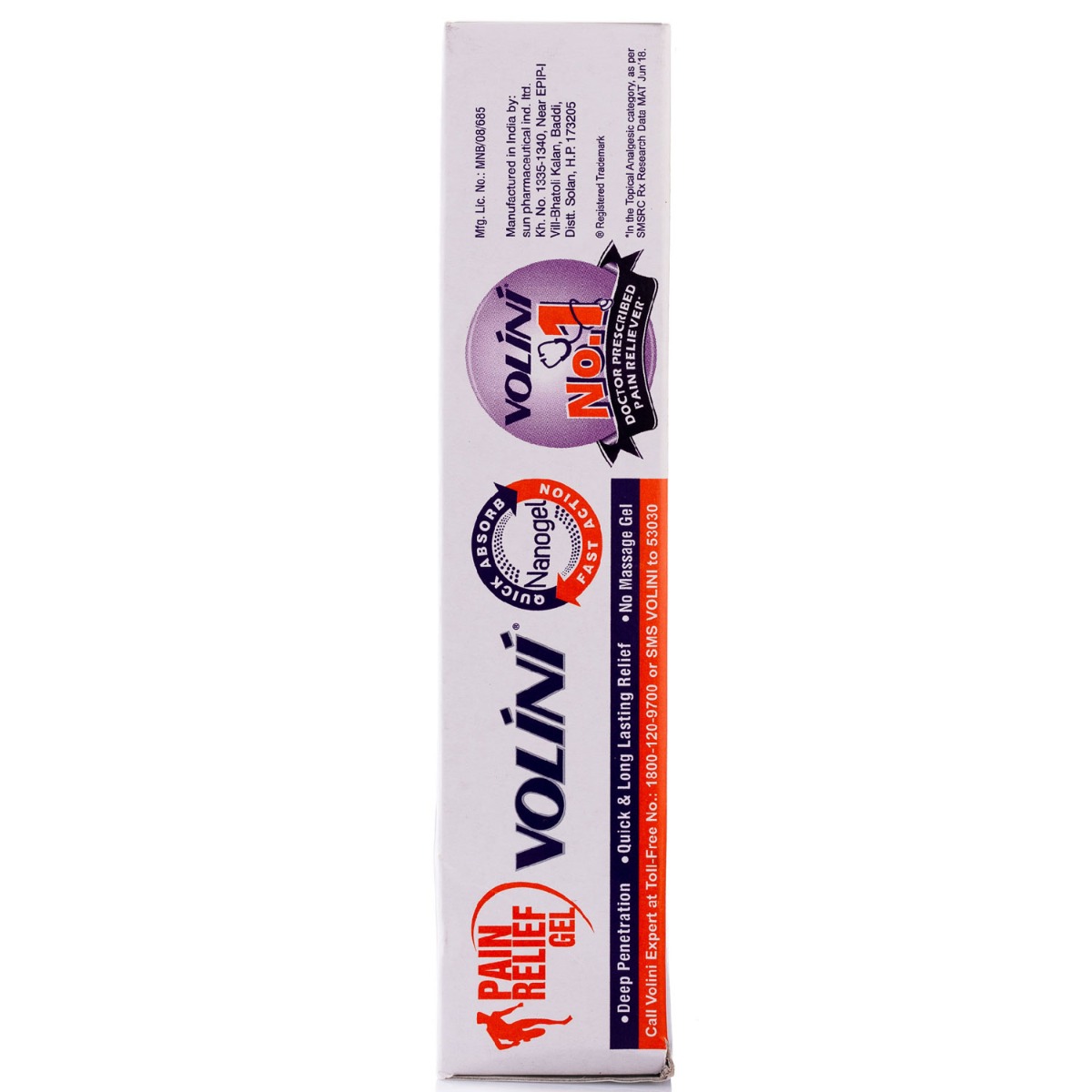 Volini Pain Relief Gel, 50 gm Price, Uses, Side Effects, Composition ...