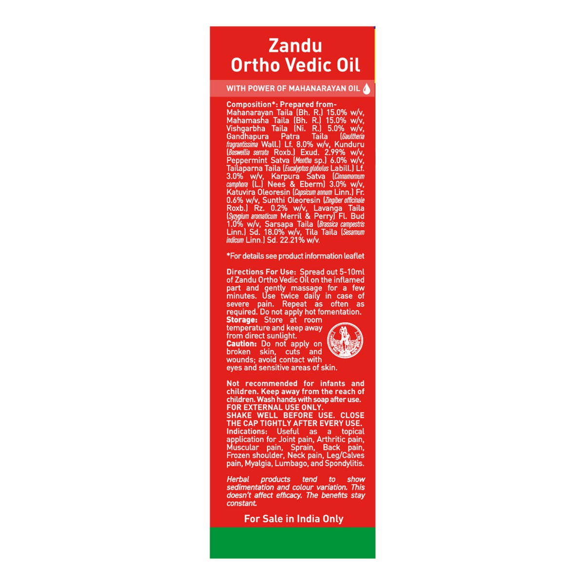 Zandu Ortho Vedic Oil, 50 ml Price, Uses, Side Effects, Composition ...
